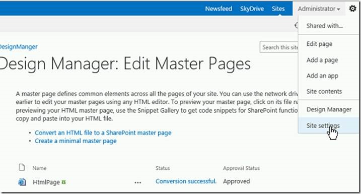 Import design Package from one environment to another environment using design manager ...